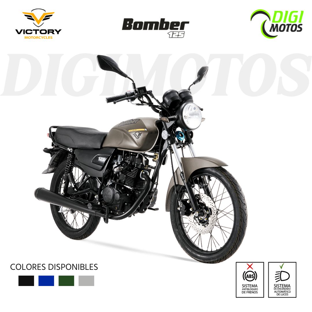 Victory BOMBER 125 | Moto urbana 125cc económica y resistente - Digimotos